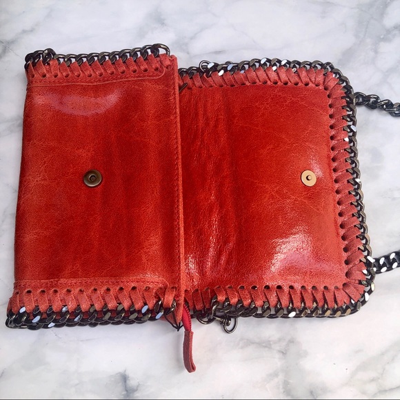 German Fuentes | Bags | German Fuentes Chained Leather Crossbody Bag ...